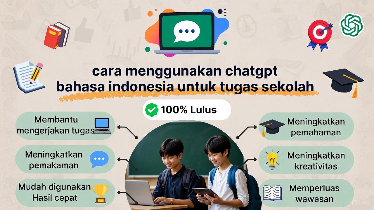 Cara Menggunakan ChatGPT Bahasa Indonesia untuk Tugas Sekolah: Panduan Lengkap 2026 - Kiakrikil