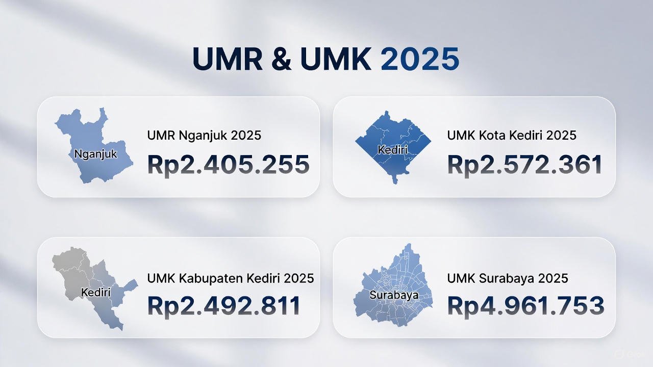 Daftar UMR Nganjuk & Kediri 2026 Terbaru: Update Resmi UMK Jawa Timur - Kiakrikil