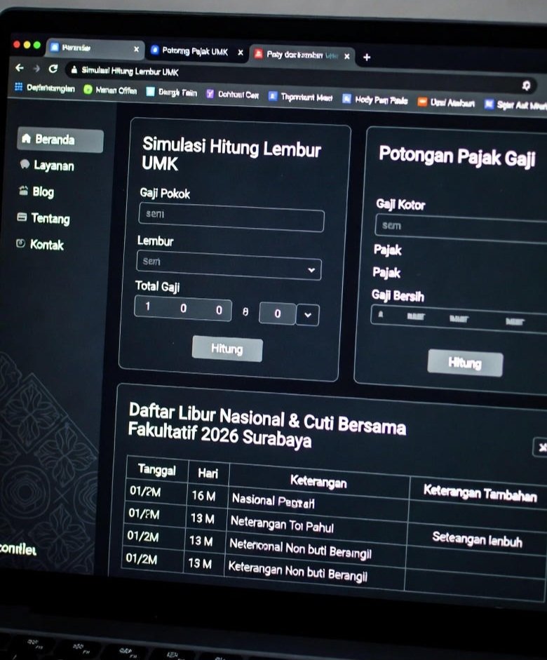 Simulasi Hitung Lembur UMK 2026: Rumus Lengkap, Contoh Perhitungan, dan Aturan Terbaru - Kiakrikil