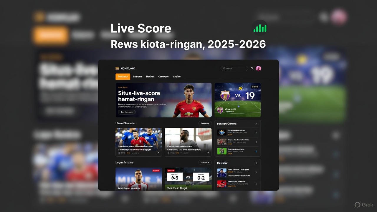 Situs Live Score Hemat Kuota dan Ringan Terbaik 2026: Rekomendasi ...