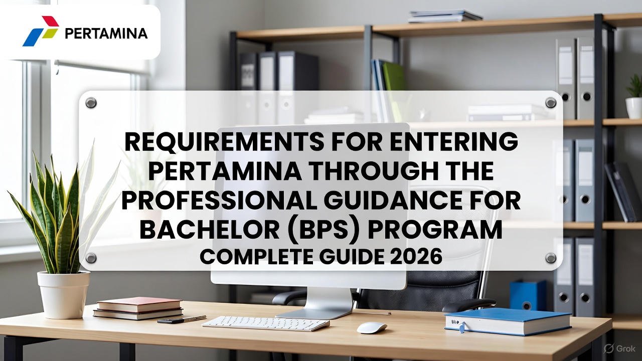 Syarat Masuk Pertamina (BPS) Jalur Bimbingan Profesi Sarjana : Panduan ...
