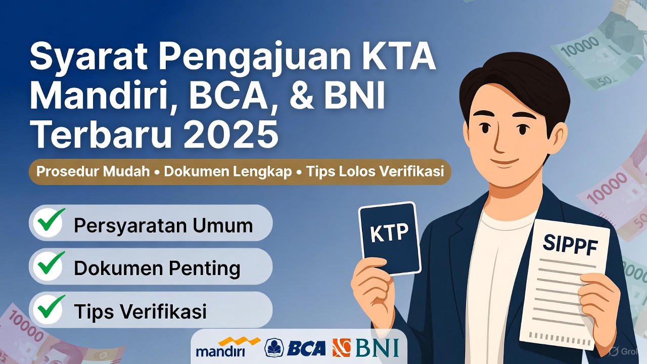 Syarat Pengajuan KTA Mandiri, BCA, dan BNI Terbaru: Prosedur, Dokumen ...