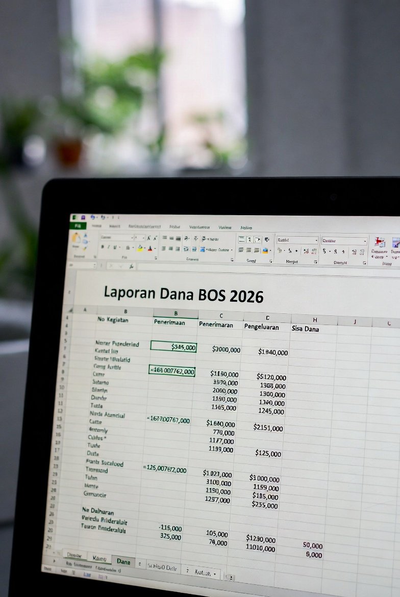 Template Excel Laporan Dana BOS Otomatis 2026: Panduan Lengkap Step-by ...