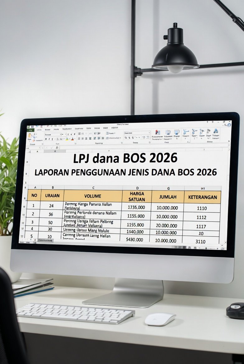 Format (LPJ) Dana BOS 2026 (Excel & Word) – Contoh Terbaru - Kiakrikil