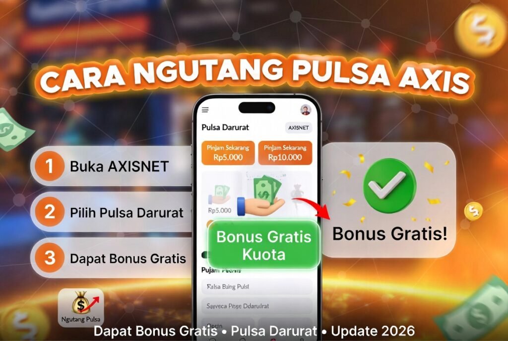 Cara Ngutang Pulsa Axis dan Dapat Bonus Gratis 2026 (Pulsa Darurat ...